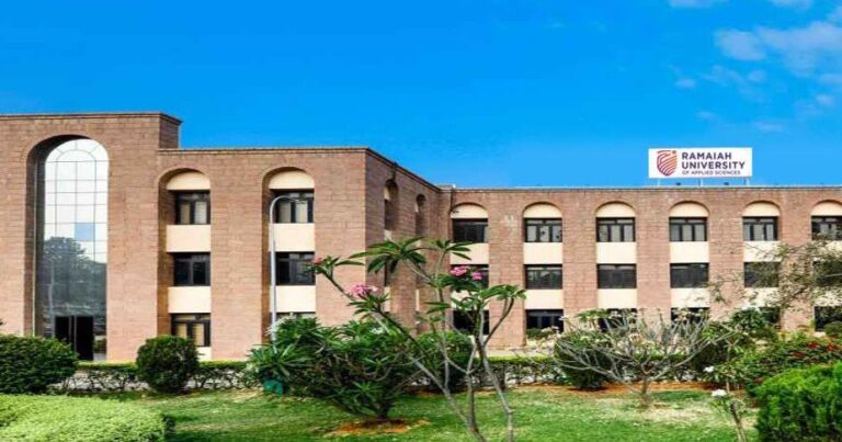 M. S. Ramaiah University of Applied Sciences 2025 - Admission Karo